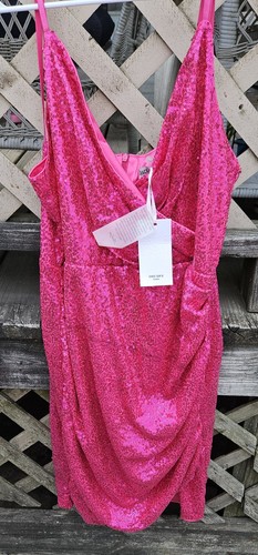 NTW- Sized XL Grace KARIN Hot Pink Sequin HOCO/Homecoming Dress | eBay