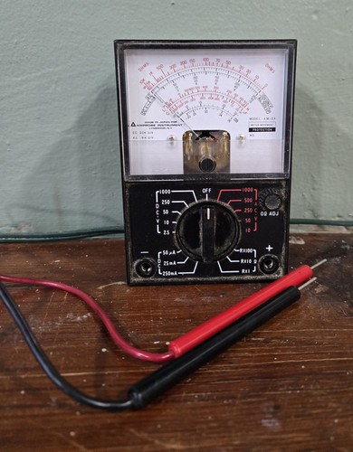 Vintage Amprobe Analog Multimeter With Case | eBay