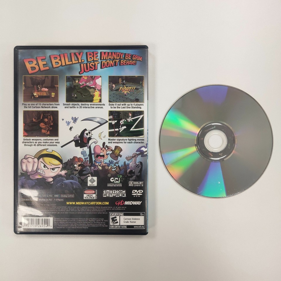 The Grim Adventures of Billy & Mandy PlayStation 2 PS2 | eBay