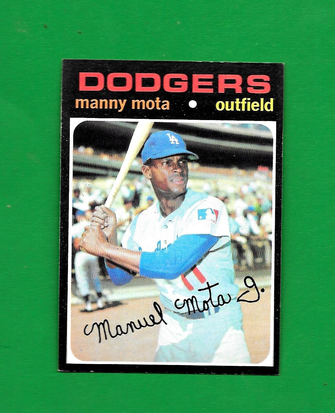1971 TOPPS #112 MANNY MOTA - NM/MT - 3.99 MAX SHIPPING COST | eBay