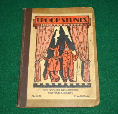 BOY SCOUT - 1939 SERVICE LIBRARY - TROOP STUNTS - LIBRARY COPY | eBay