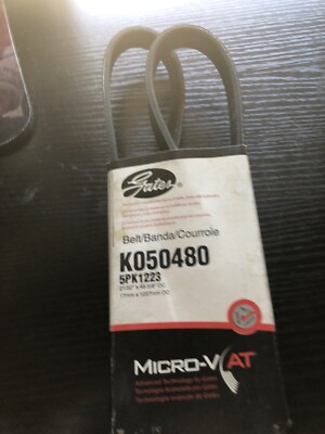 Serpentine Belt-Premium OE Micro-V Belt Gates K050480.. | eBay