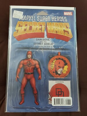 Marvel Super Heroes Secret Wars 6 Daredevil Figure Variant Nm Condition ...