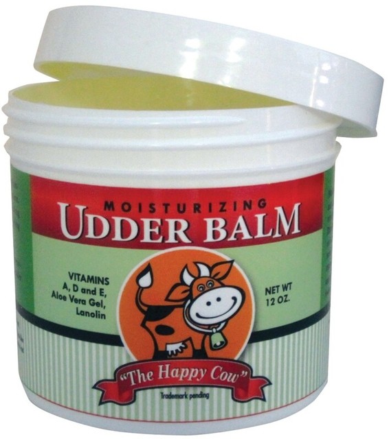The Happy Cow 3033 12oz Large Bottle Udder Balm Skin Cream Lotion ...