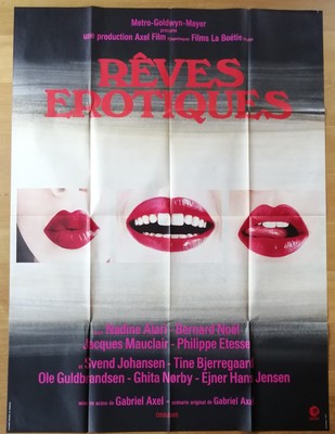 REVES EROTIQUES affiche cinema originale 160x120 '71 | eBay