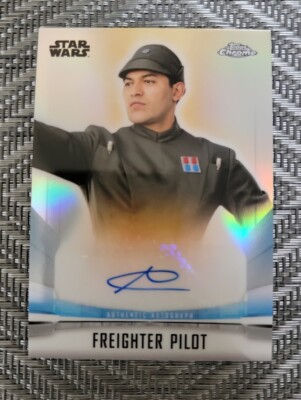 2022 The Mandalorian Chrome REFRACTOR Autograph ALEXANDER WRAITH as ...