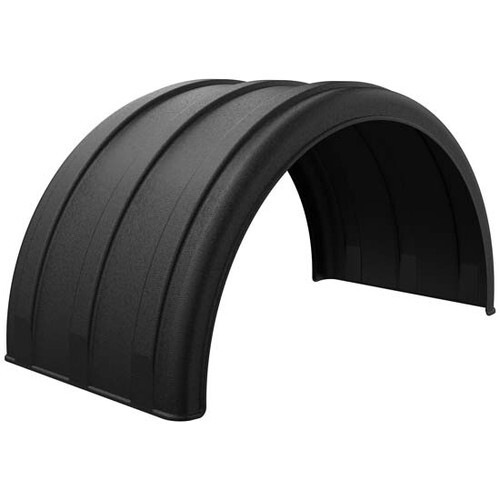 Minimizer MIN2480 Full Radius Black Poly Single Axle Fender | eBay