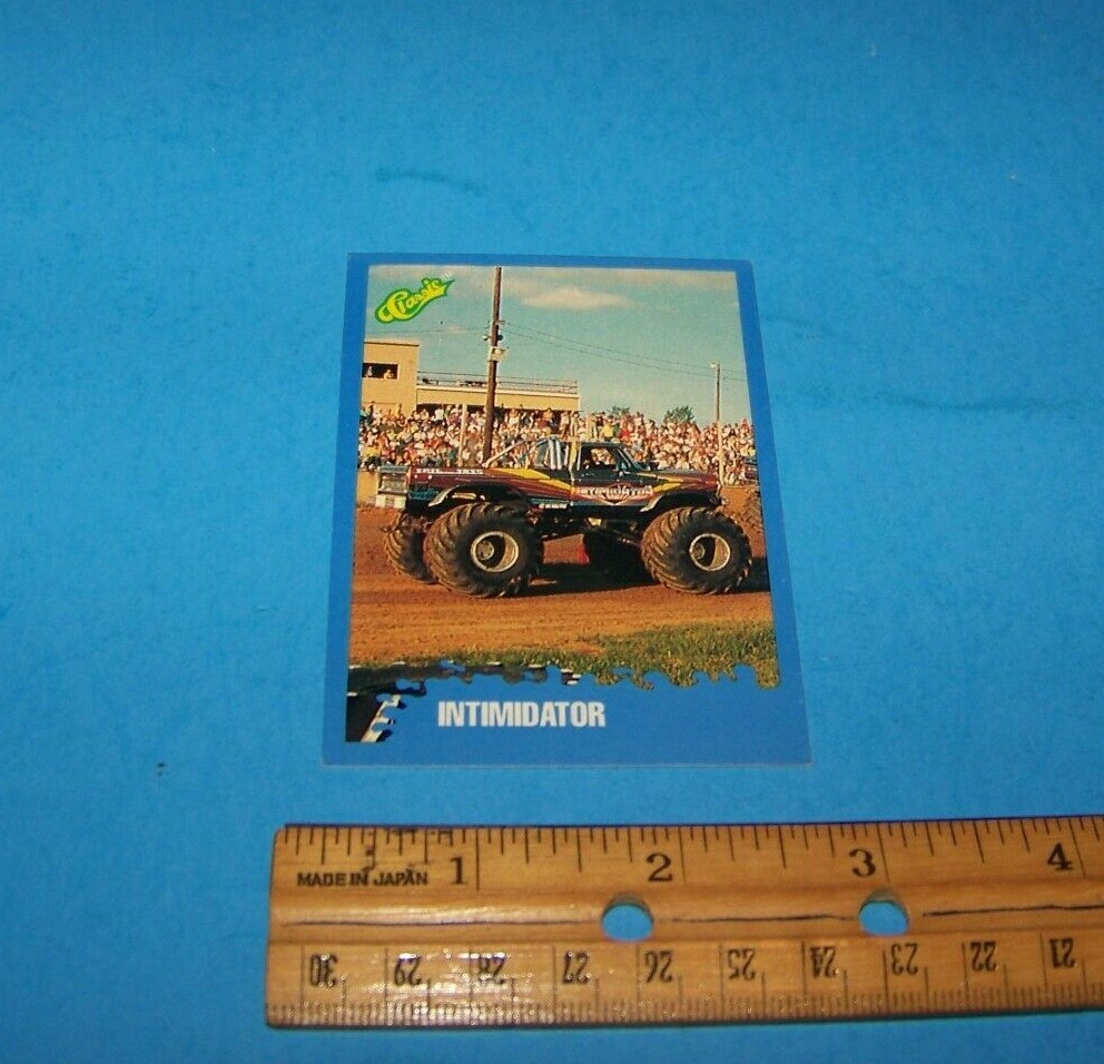 Monster Truck Cards Intimidator 1990 | eBay