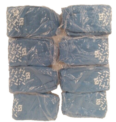 (8 PAIR) Blue LSL Medical Hospital Slipper Socks Single Tread Non-Slip ...