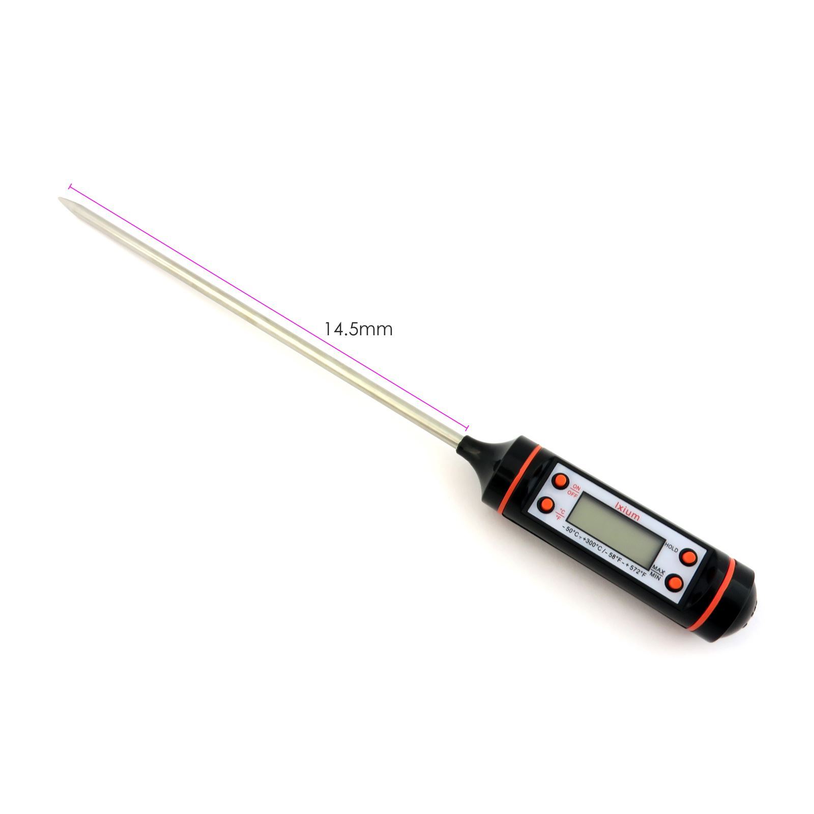 Digital Cooking Thermometer Probe Meat Food Turkey Kitchen BBQ Wine Jam ...