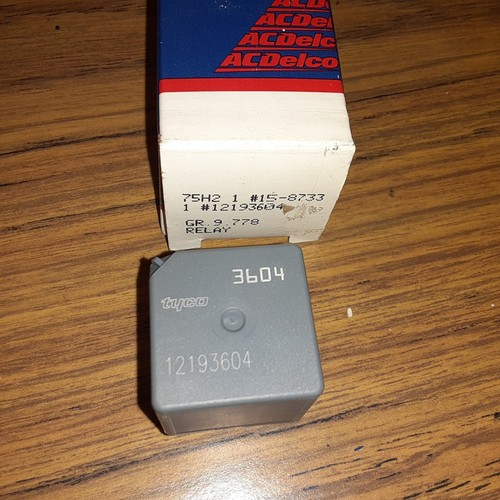 NOS GM Relay Chevy Suburban S10 Pickup Silverado 1500 GMC D1741C ...