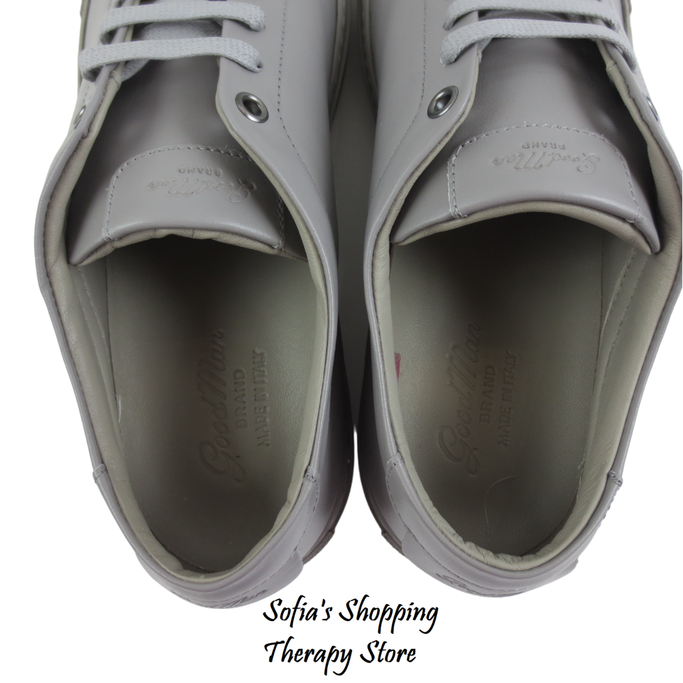 GOOD MAN BRAND SZ 8.5 EDGE LO-TOP Sneakers Shoes Mono Nappa Leather Wet ...