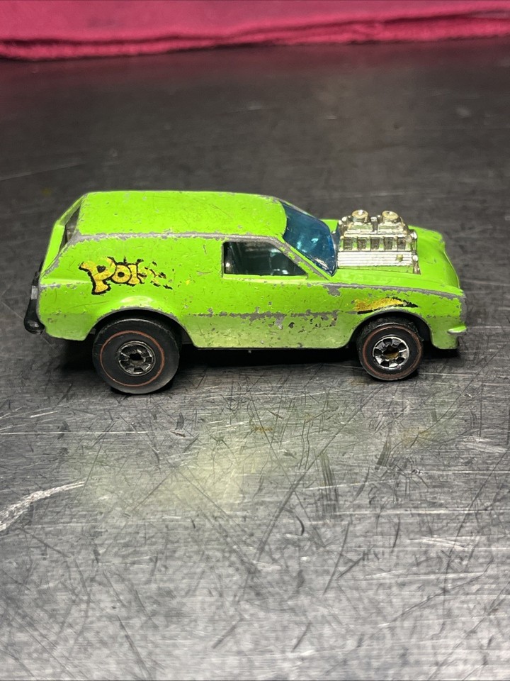 Hot Wheels Redline Poison Pinto Green 1975 Hong Kong | eBay