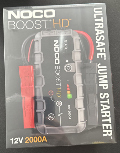 NOCO Boost GB70 2000A 12V Lithium Jump Starter UltraSafe Battery ...