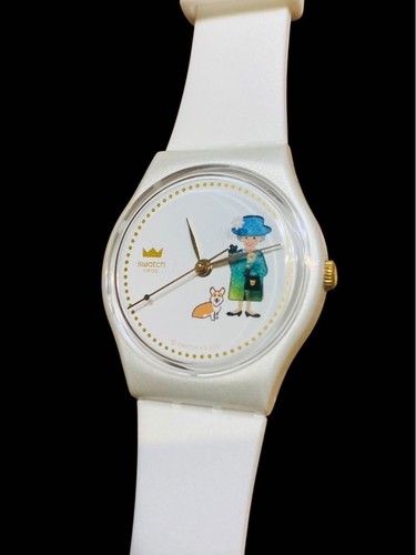 Swatch Queen Elizabeth Corgi Watch Rare Model | eBay