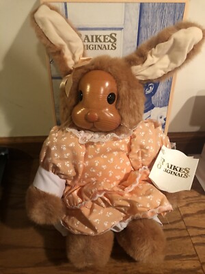 Robert Raikes Aunt Mary Lou Easter Bunny Rabbit Plush Doll w Box & COA ...