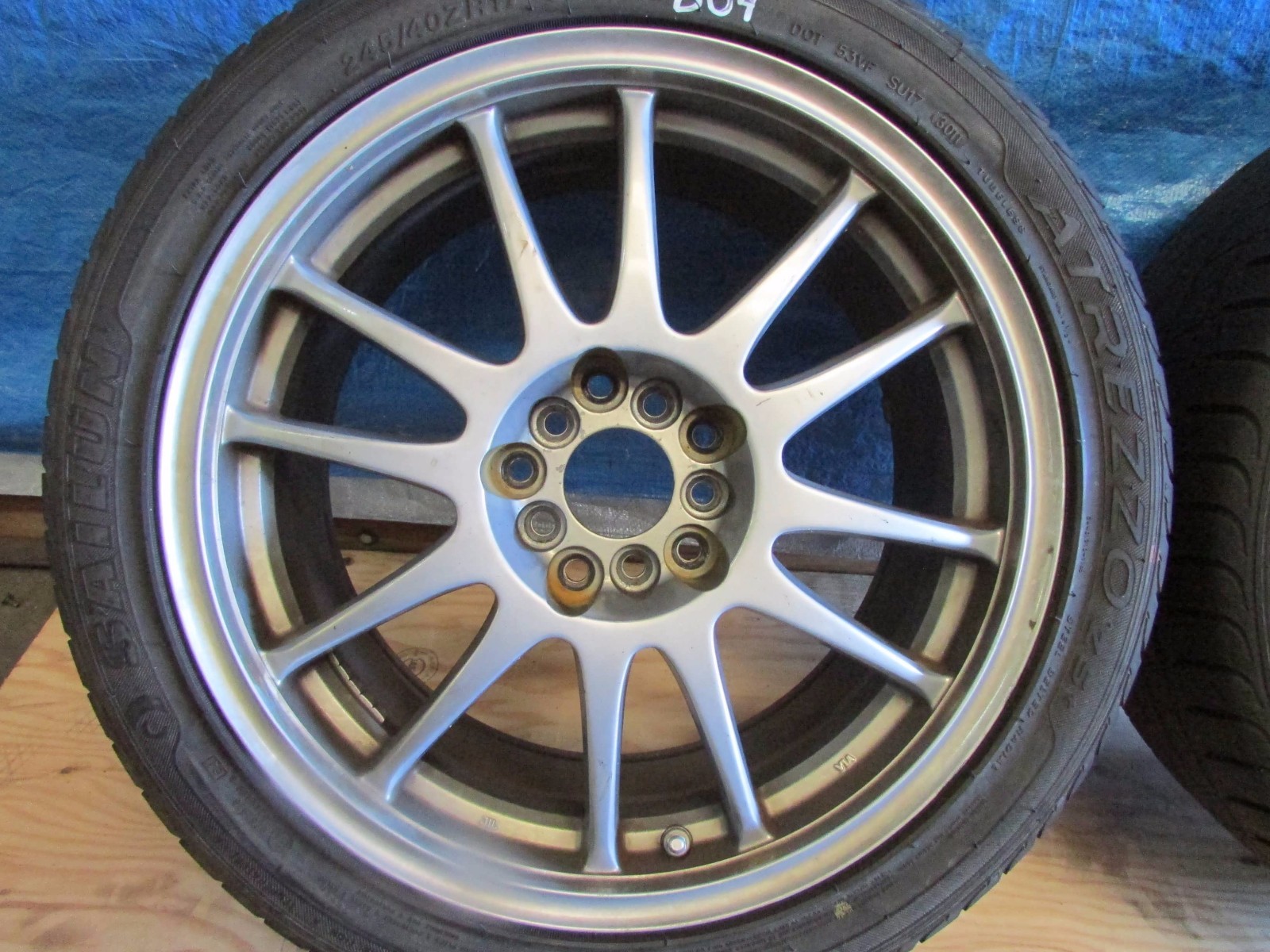 JDM Aftermarket Wheels 17x8 et46 5x114.3 5x100 Honda Toyota Scion ...