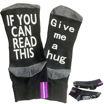 Give me a hug socks love hugging cuddle best friend gift present cotton ...