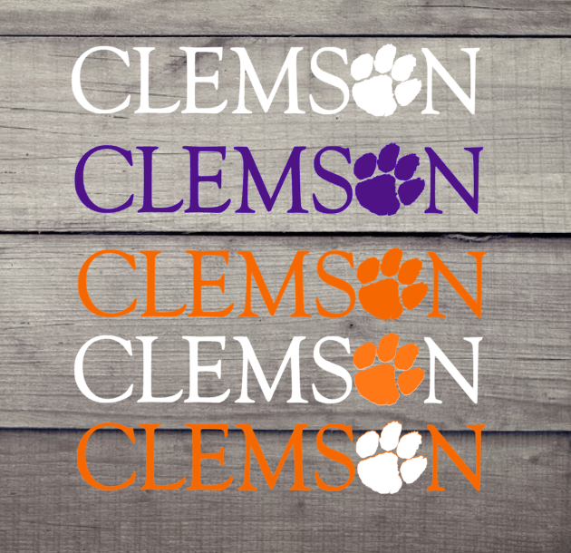 Clemson Tigers-Alumni Vinyl Decal- National Champions Go Tigers! | eBay