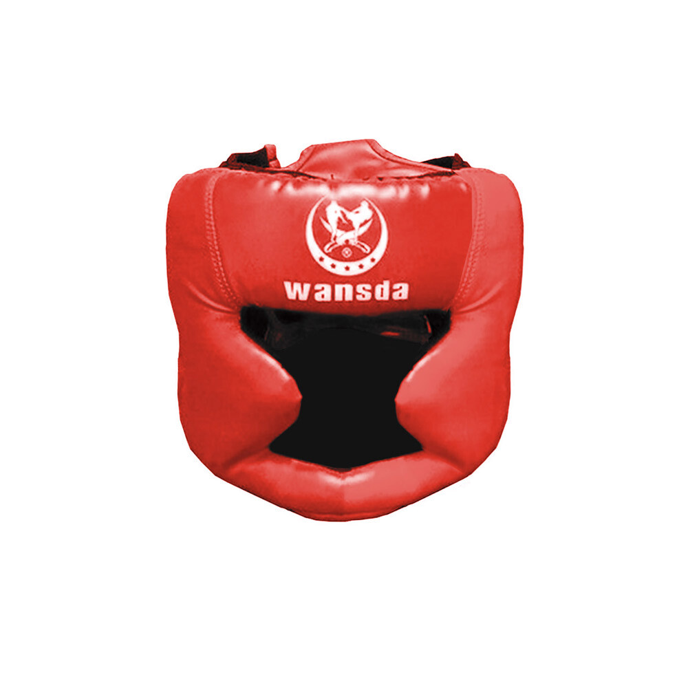 Wansda Red Helmet Adjustable Free Size Inflatable Boxing Safety Head ...