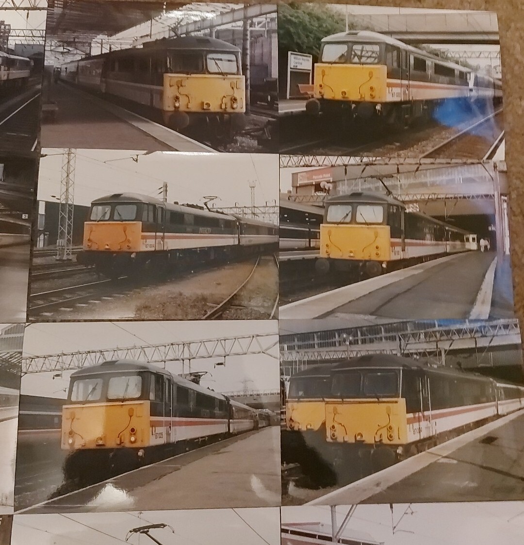 Class 87 Intercity 16 Old Train Photographs | Grelly UK