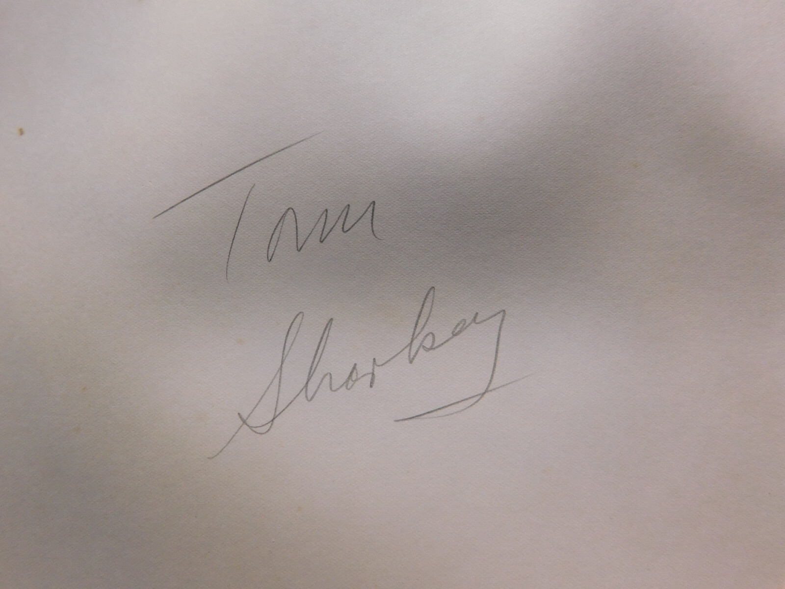 Sailor Tom Sharkey Autograph & 8x10 Photo *ONE Part of a BIG collection ...