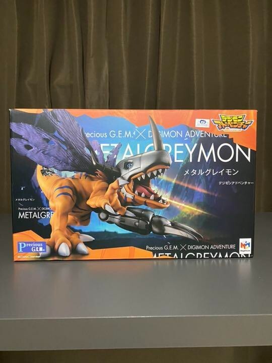 Digimon Adventure Metal Greymon Figure Precious G.E.M. Series Hobby ...
