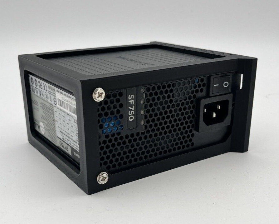 SFX PSU Side Mounting Bracket for PC Case/DiY - Made for Older Corsair ...