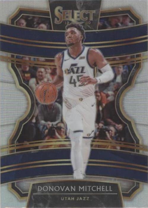 2019-20 Panini Select - Concourse Donovan Mitchell #90 Silver Prizm for ...
