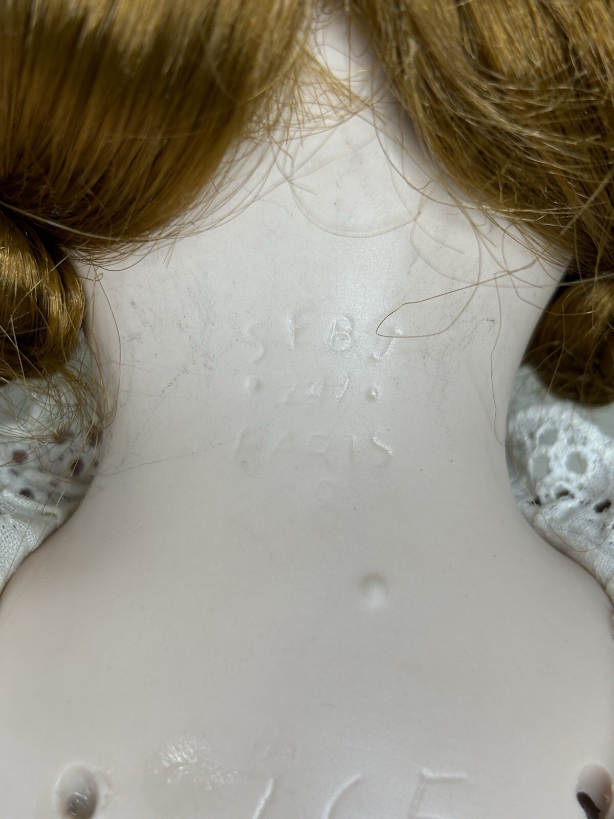 Vintage French Doll SFBJ 247 Paris Reproduction 17” Red Hair, Painted ...