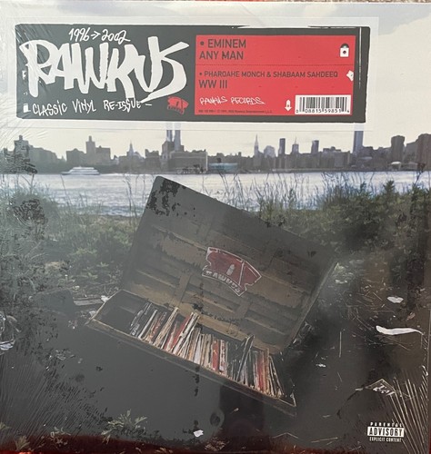 Rawkus Classic Vinyl Re-Issue Eminem Any Man / Pharoahe Monch & Shabaam ...