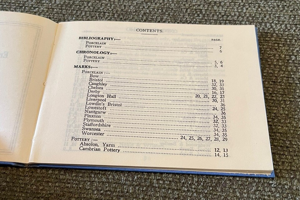 English Porcelain Marks Identification