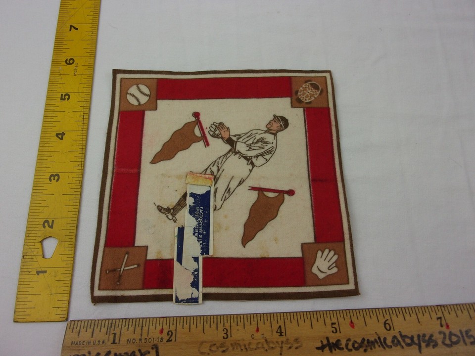 Danny Moeller AL Wash 1914 b18 Blanket Baseball player felt Tobacco ...