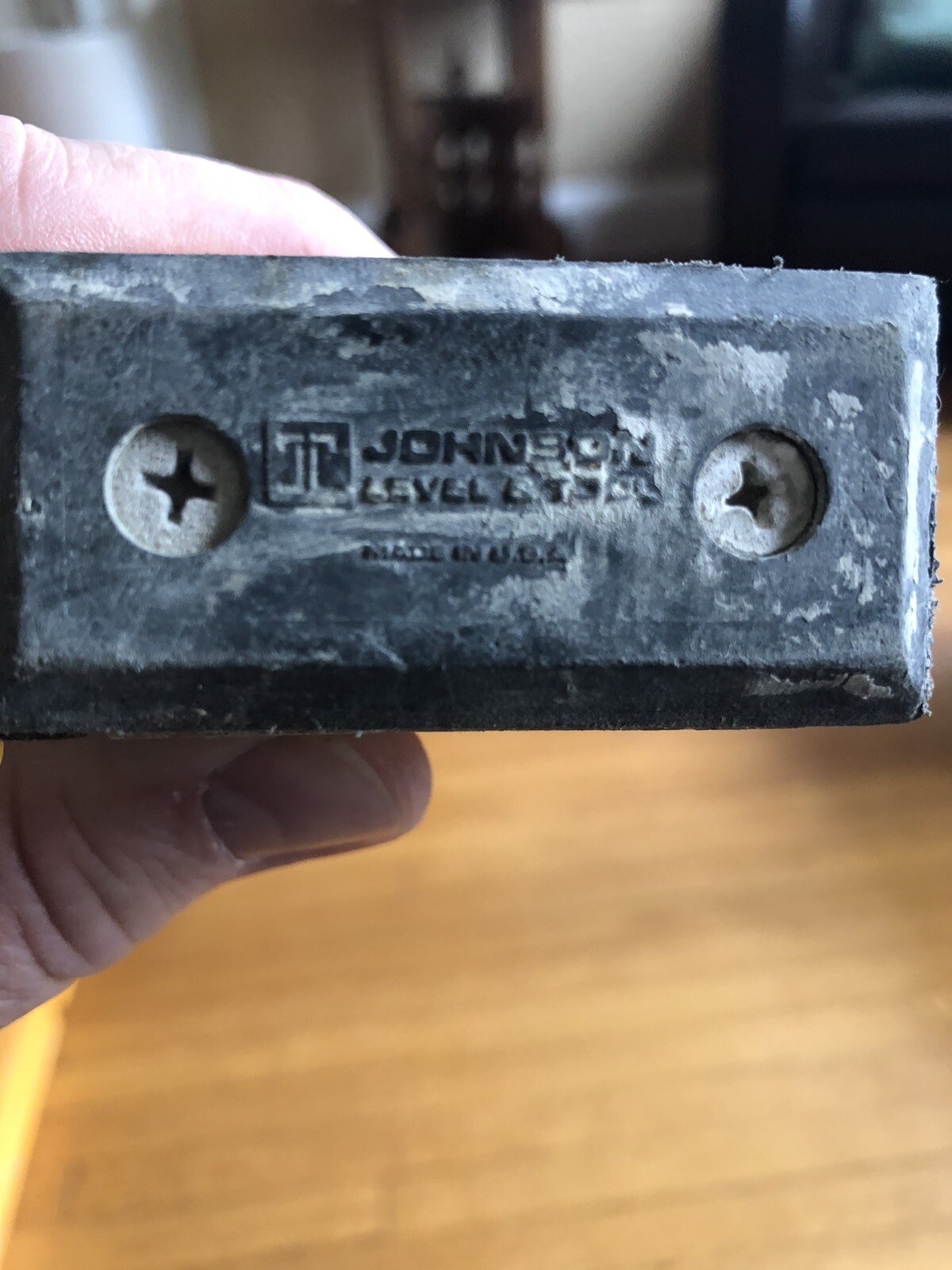 Vintage Johnson Level, 48" Wood & Brass Tool with Level Guard Case 072 ...