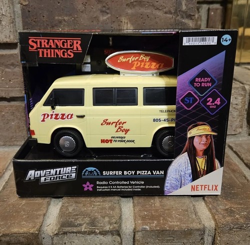 Stranger Things Remote Control Surfer Boy Pizza Van RC 2.4 GHz | eBay