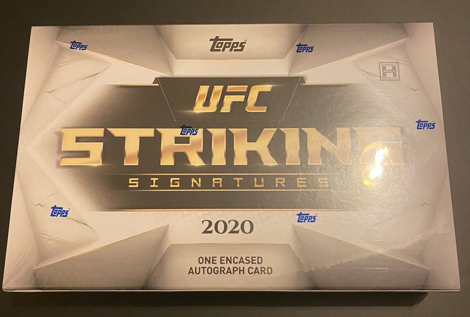 2020 Topps UFC Striking Signatures FACTORY SEALED HOBBY BOX Encased ...