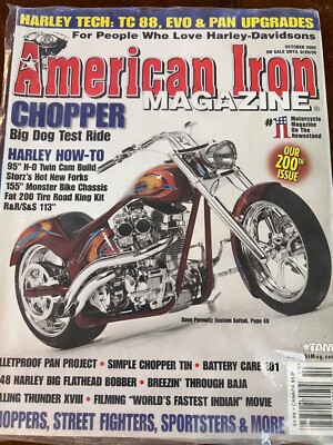 American Iron Magazine OCTOBER 2005 For People Who Love Harley ...