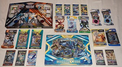 Pokemon Kingdra Ex Collection Box Lot w/ Unbroken Bonds Hanger Box ...