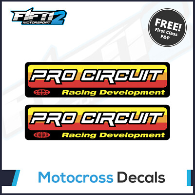 Pro Circuit Motocross Stickers Decals Graphics Honda KTM Kawasaki ...