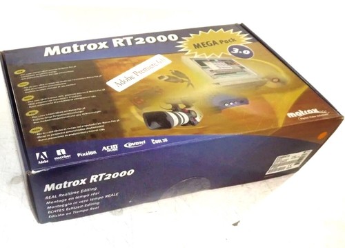 MATROX RT2000/KIT/N MEGA PACK 3.0 REALTIME EDITING P/N:63039620166 NIB ...