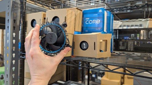 Intel Laminar RS1 LGA1700 Cooler M23905-001 Aluminum Heatsink 65W TDP ...