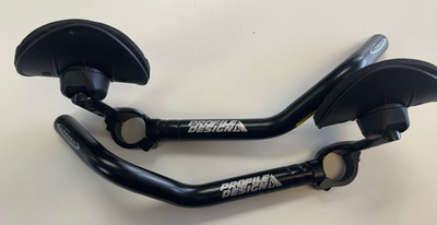 Profile Design Legacy Clip-On Aerobars | Triathlon / TT Aero Bars w ...