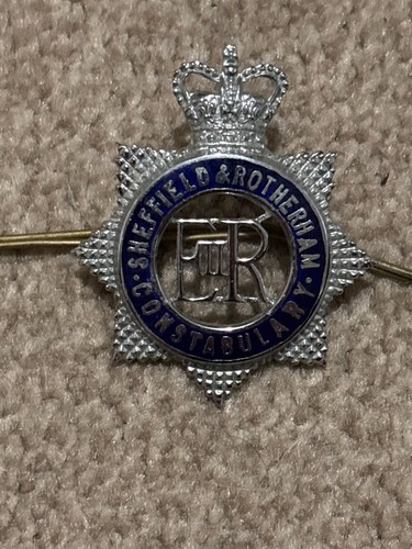 Obsolete Sheffield & Rotherham Constabulary Senior Officer's Police Cap ...