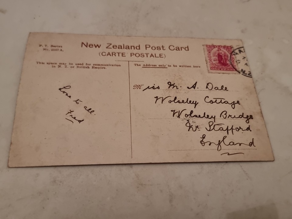 Postcard. Ruatoki. Maori preparing Kai. New Zealand. Vintage. 1905 ...