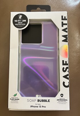 Case Mate Soap Bubble Protective Hard Shell Case Iridescent iPhone 13 ...