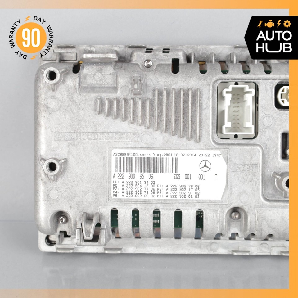 2014 Mercedes W222 S550 Instrument Cluster Speedometer 2229006506 OEM ...