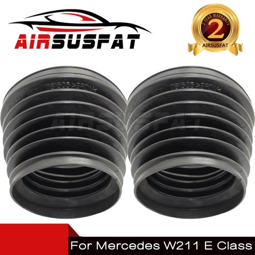 Pair Front Air Suspension Shock Dust Cover Boot Rubber For Mercedes ...