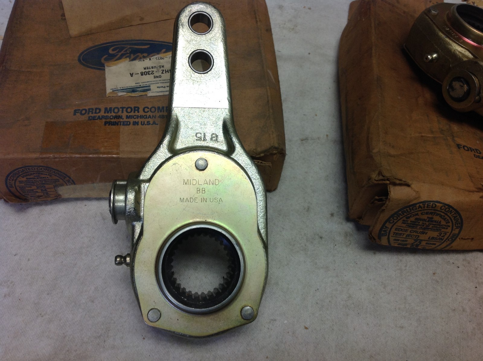 PAIR(2) of OEM Ford Manual Slack Brake Adjuster Part E4HZ-2308-A FREE ...