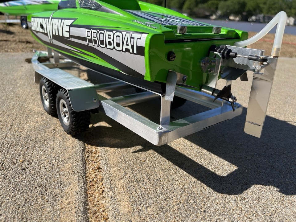 RC Boat Trailer for Traxxas Blast Or Pro-boat Shockwave 24-26in Deep V ...