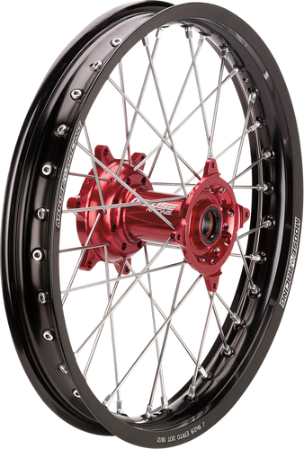 Moose Black SX1 Complete Wheel 18x2.15 Red Hub BETA RR 300 2T 15-23 | eBay